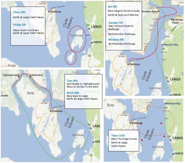 Historic Clyde Route Announced - Fife Regatta